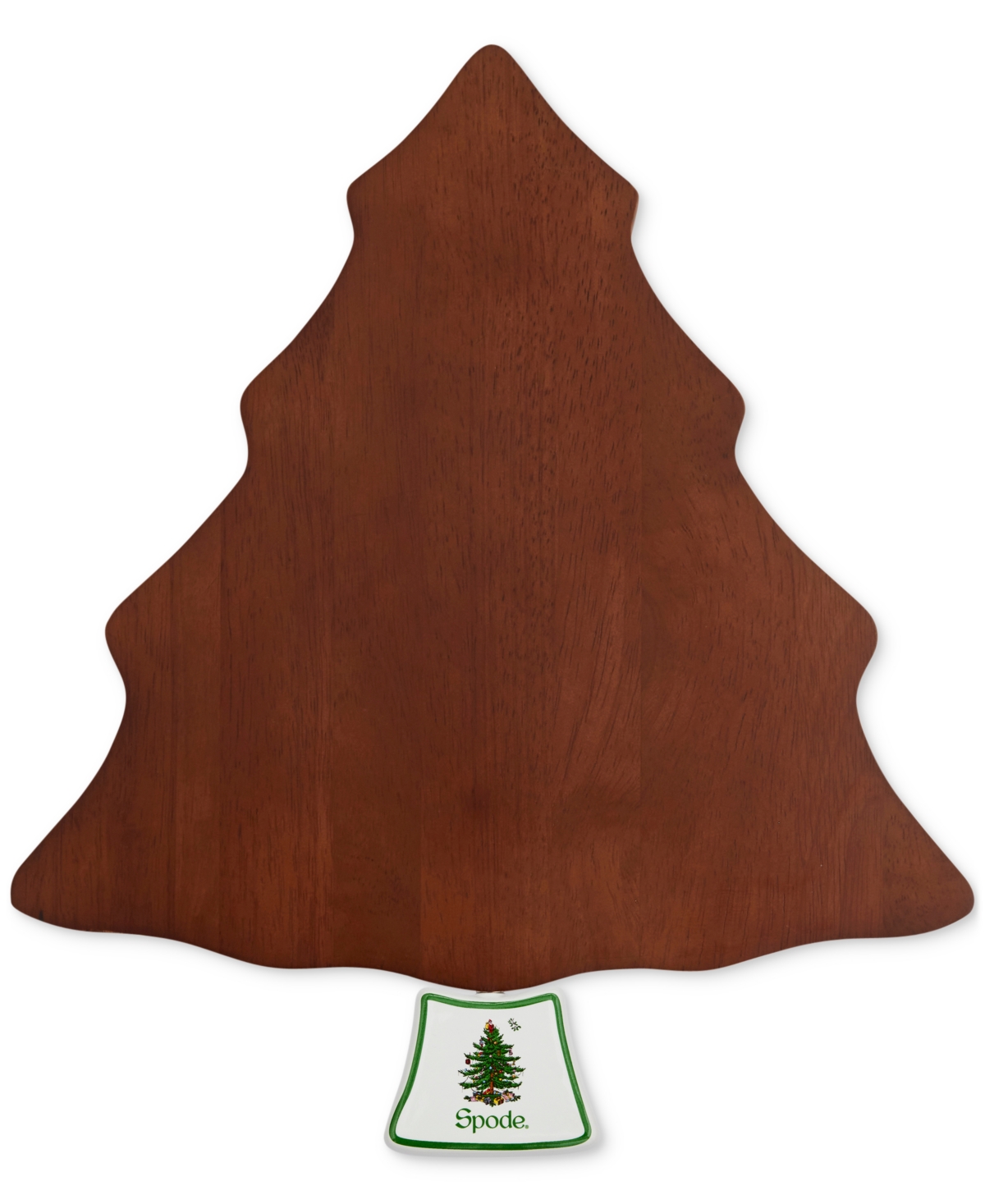 Click here for Spode Christmas Tree Wooden Cheese Board & Spreade... prices
