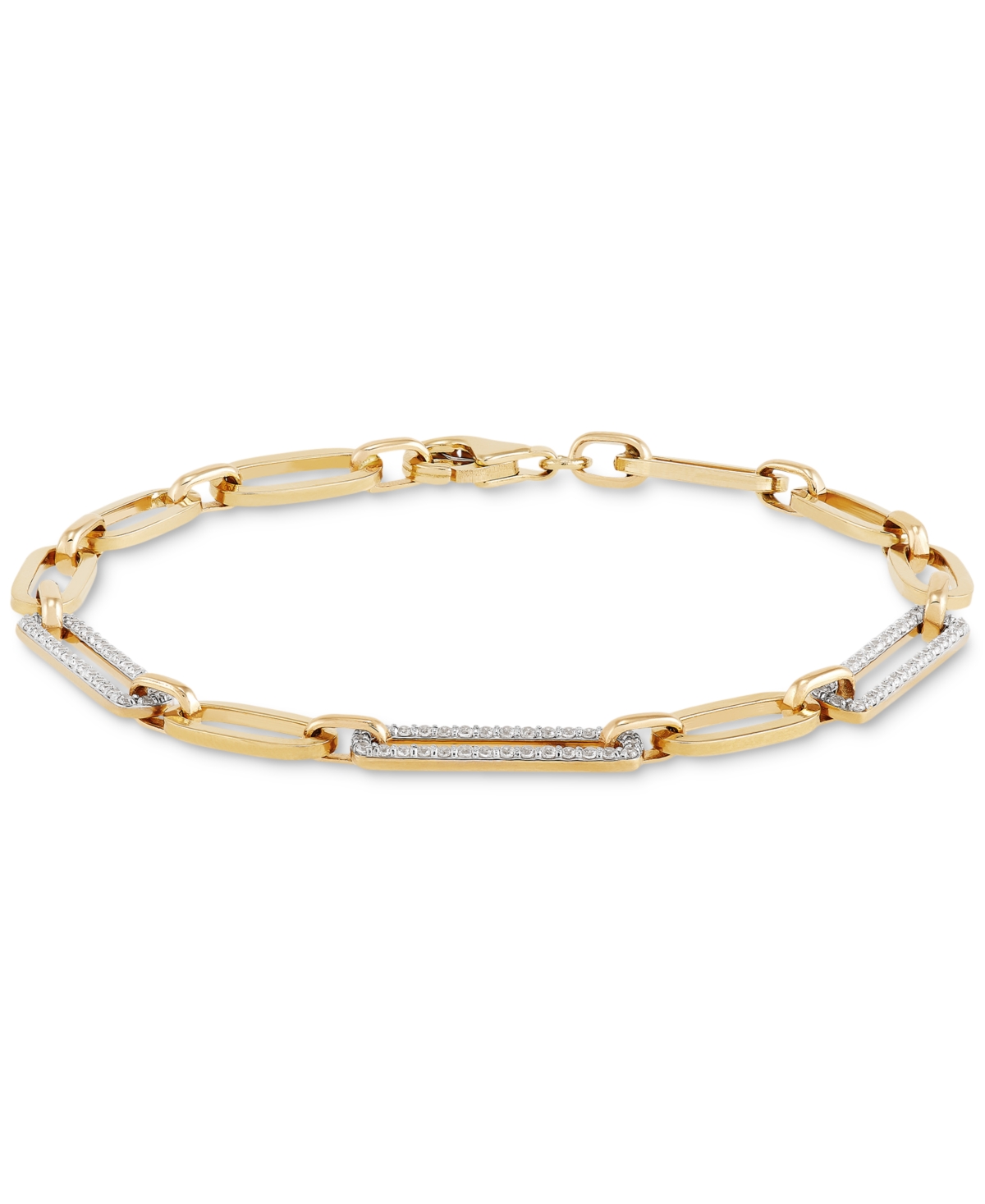 Click here for Diamond Link Statement Bracelet (1/2 ct. t.w.) in... prices