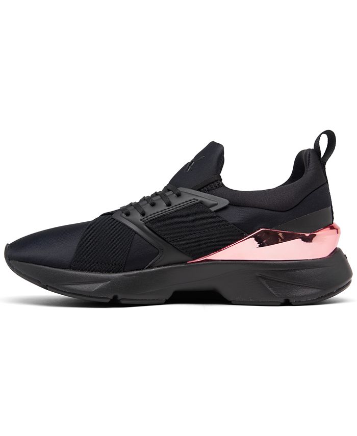 Puma Women's Muse X5 Metallic Casual Sneakers from Finish Line - Macy's
