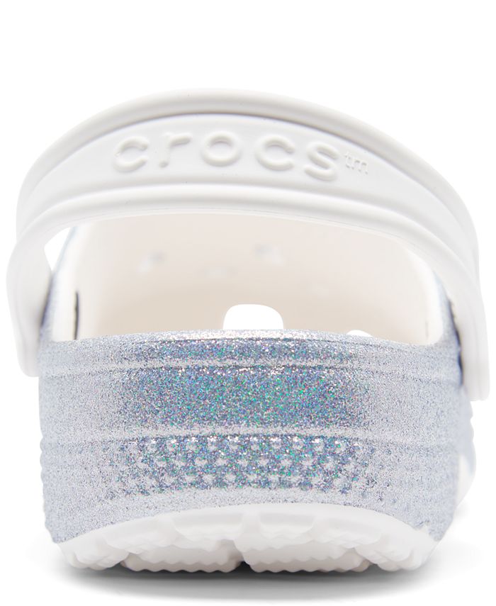 Crocs Little Girls Classic Glitter Clogs from Finish Line & Reviews - Finish Line Kids' Shoes ...