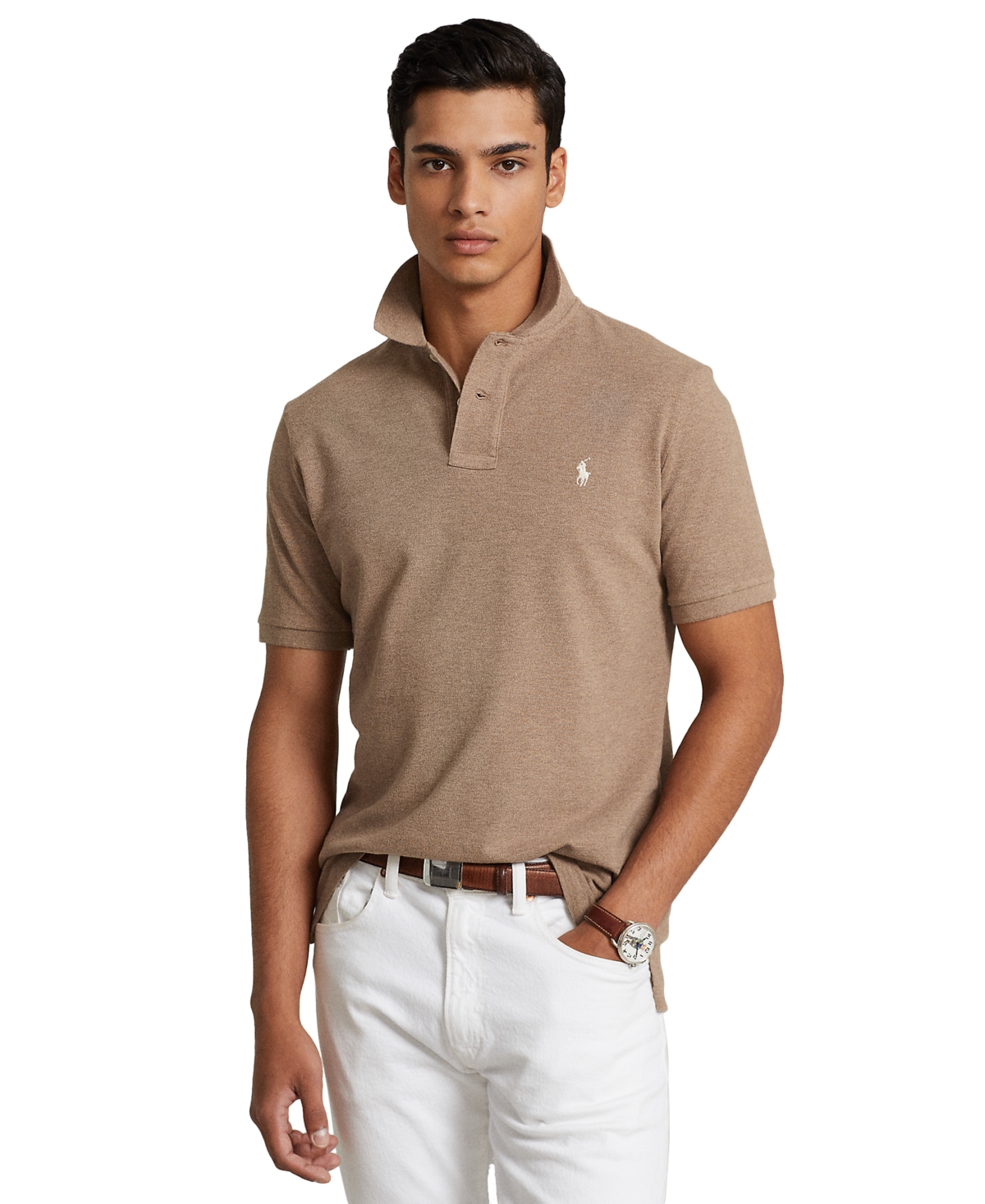 Click here for Polo Ralph Lauren Mens Classic-Fit Cotton Polo Shi... prices