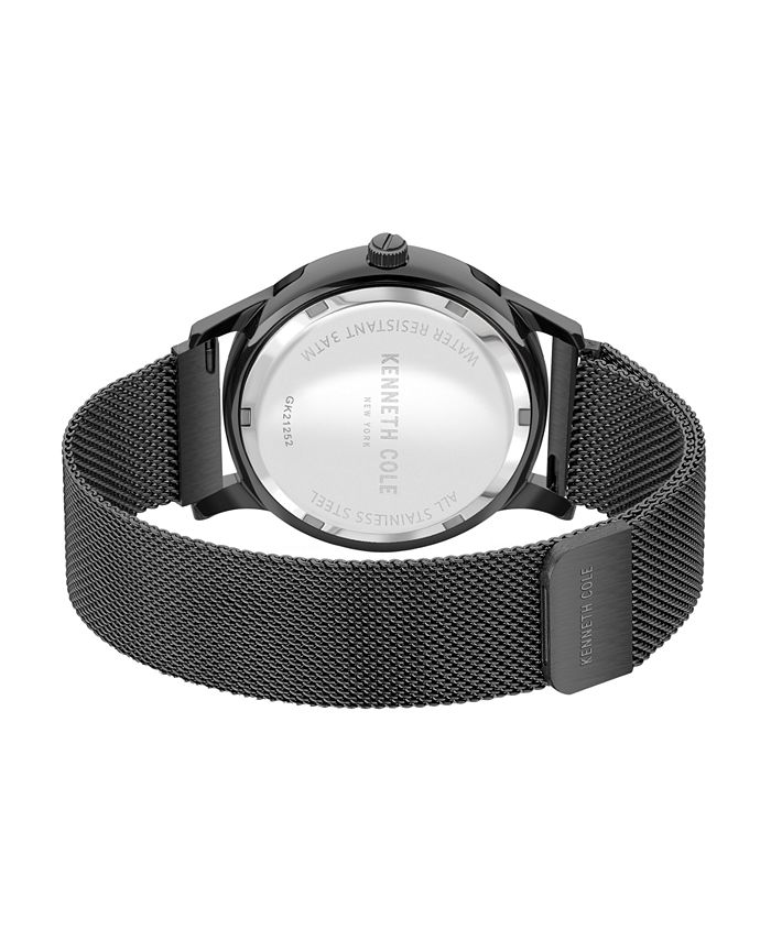 Kenneth Cole New York Men's Multi-Function Gunmetal Stainless Steel ...