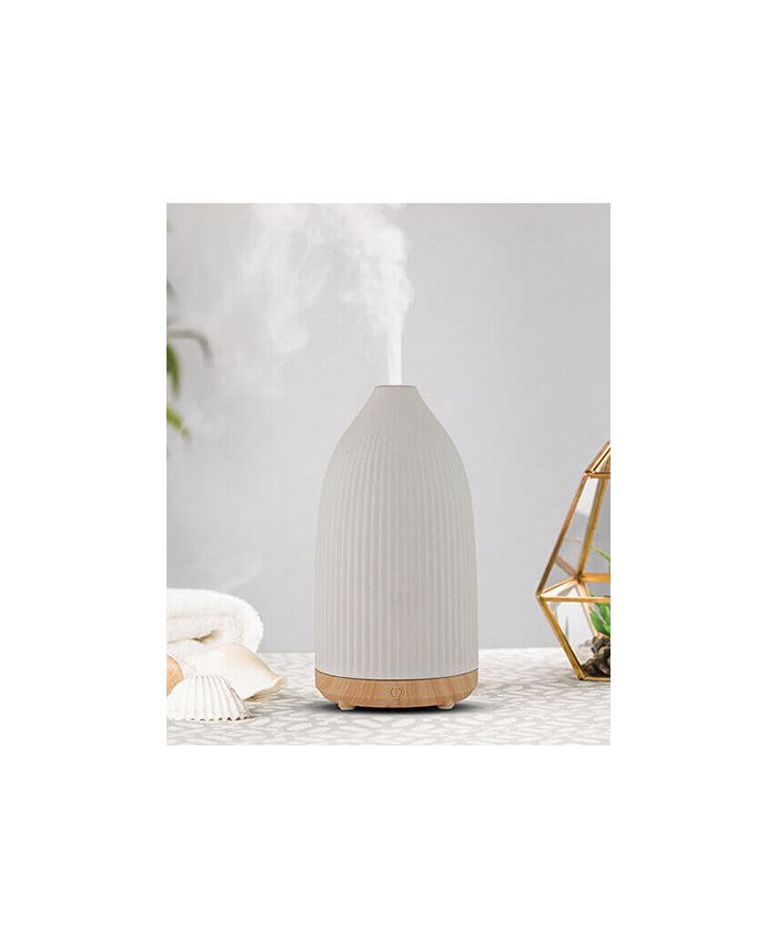 SpaRoom Sienna Ribbed Essential Oil Diffuser - Macy's