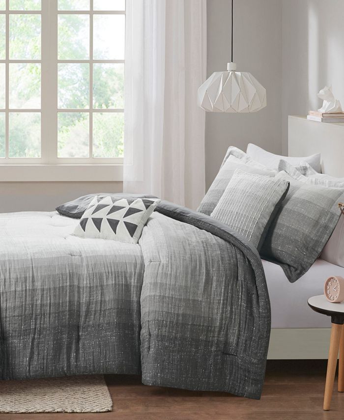 Urban Habitat Marne 5 Piece Ombre Printed Comforter Set, Full/Queen ...