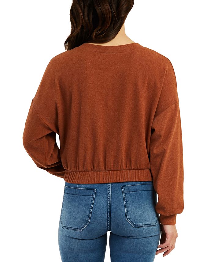 BCX Juniors' Banded-Hem Top - Macy's