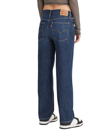 Levi's Low Pro Classic Straight-Leg High Rise Jeans - Macy's