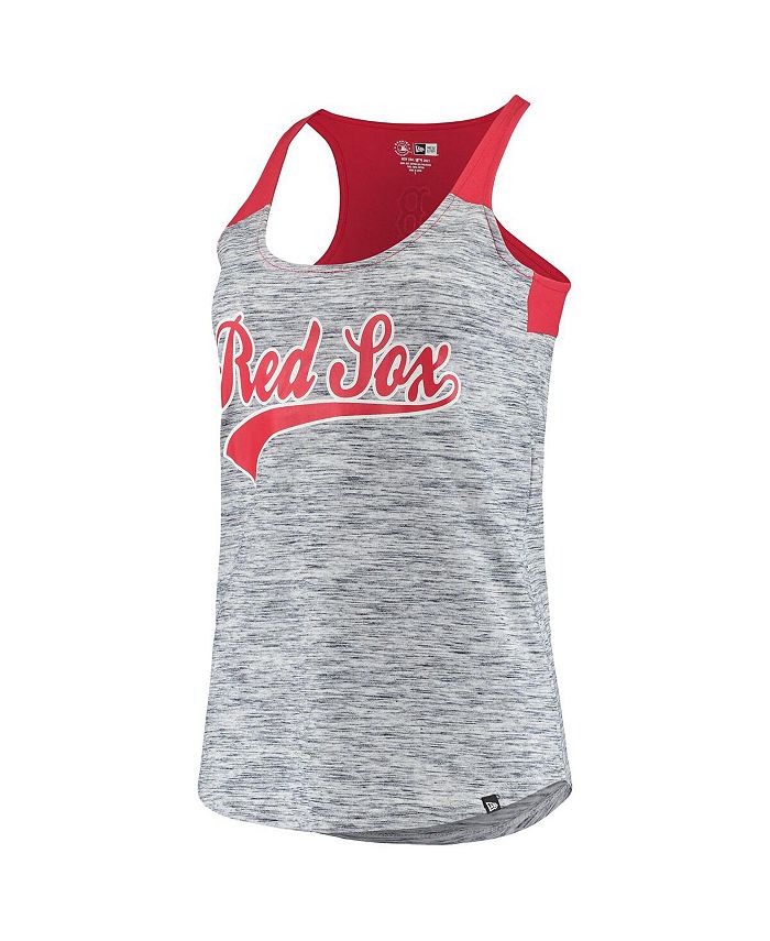New Era Women's Navy Boston Red Sox Space Dye Racer Back Tank Top - Macy's