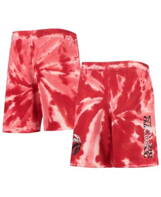 Big Boys Red Toronto Raptors Santa Monica Tie-Dye Shorts - Macy's