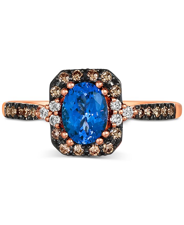 Le Vian Blueberry Tanzanite (3/4 ct. t.w.) & Diamond (1/4 ct. t.w.) in ...