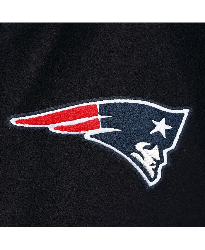 Pro Standard Men's Navy, White New England Patriots Logo Varsity Full ...