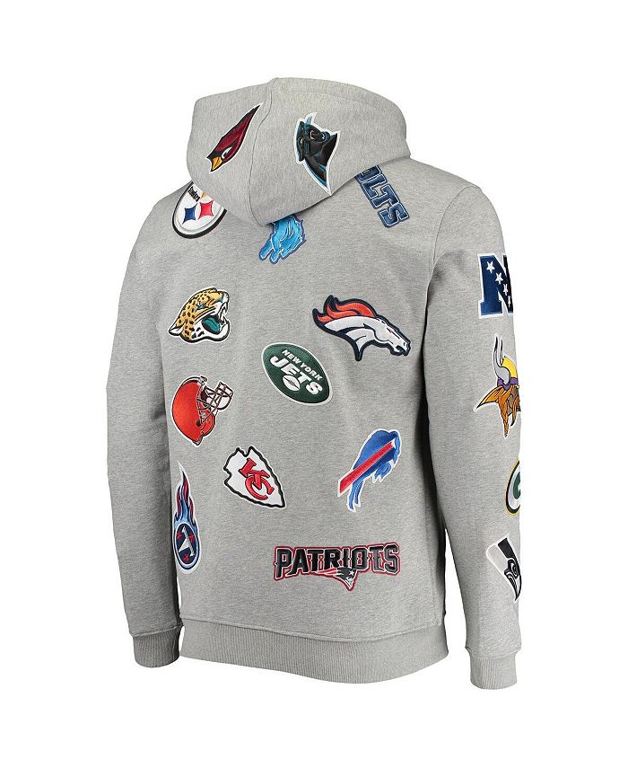 Pro Standard Men's Heathered Gray Nfl Pro League Pullover Hoodie - Macy's