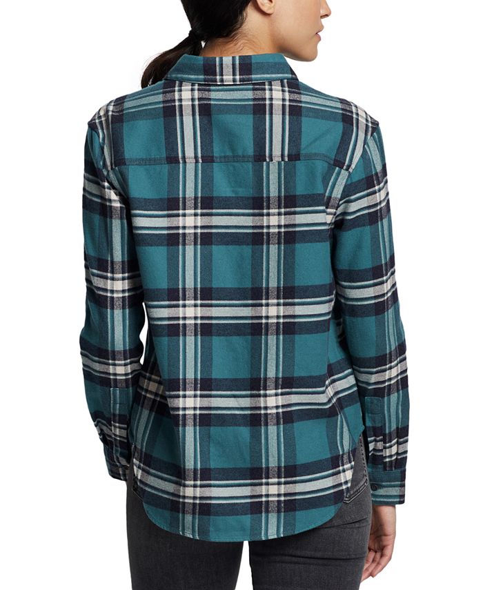 Pendleton Women's Cotton Boyfriend Flannel Shirt & Reviews - Tops ...