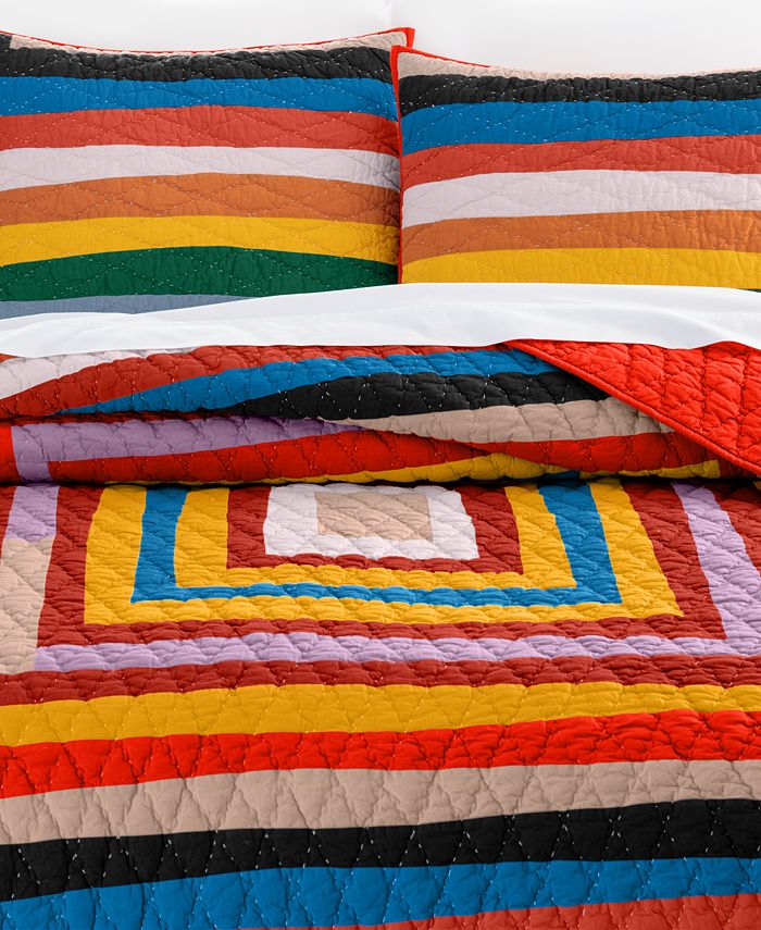 Gee's Bend Lucy T Pettway 3 Showstopper Quilt, King, Created for Macy's ...