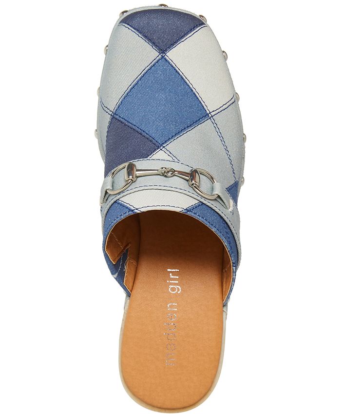 Madden Girl Women's Singrid Patchwork Platform Clogs & Reviews - Mules ...