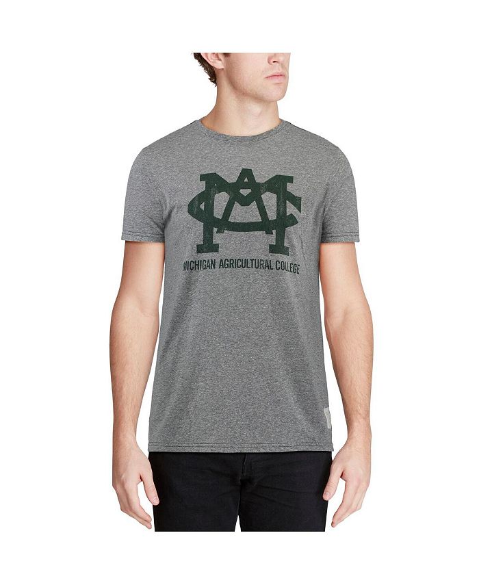 Original Retro Brand Men's Heathered Gray Michigan State Spartans ...
