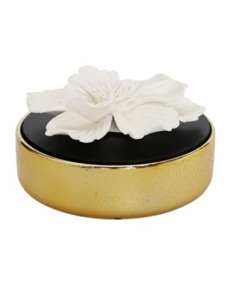Glossy Hemispheric Shape Diffuser with Flower - Macy's