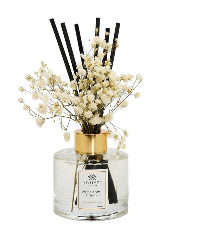 Vivience Bottle Diffuser with Flowers - Macy's