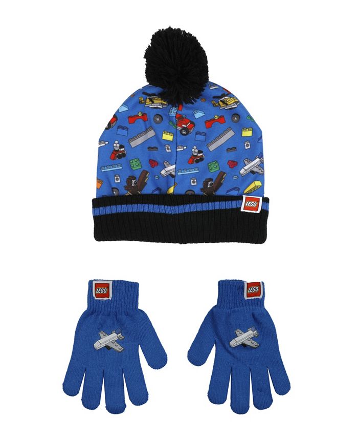 Bioworld Big Boys LEGO Hat and Gloves Set, 2-Piece - Macy's