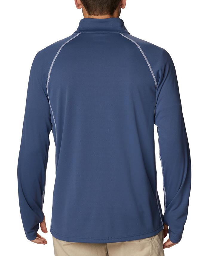 Columbia Men's Narrows Moisture-Wicking UPF 40 1/4-Zip Shirt - Macy's