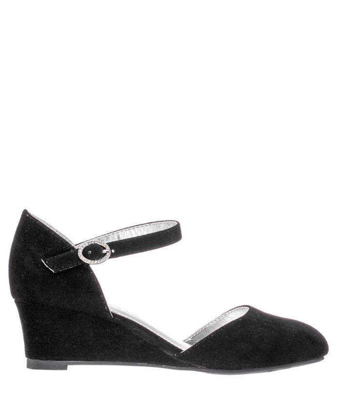 Nina Big Girls Lenora Wedge Dress Shoes - Macy's