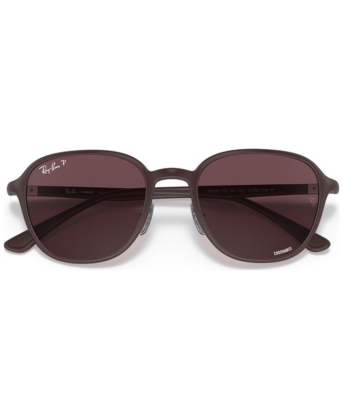 Ray-Ban Unisex Polarized Sunglasses, RB4341CH 51 - Macy's