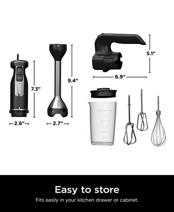 Ninja Foodi Power Mixer System Immersion Blender & Hand Mixer, CI101 ...