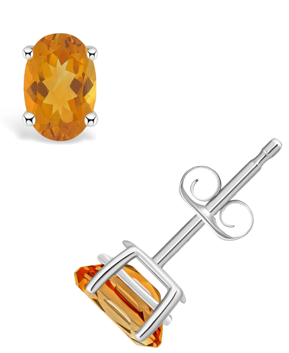 Click here for Citrine (7/8 ct. t.w.) Stud Earrings in 14K Yellow... prices