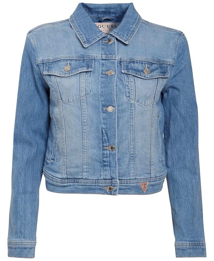 GUESS Women's Doria Denim Jacket - Macy's