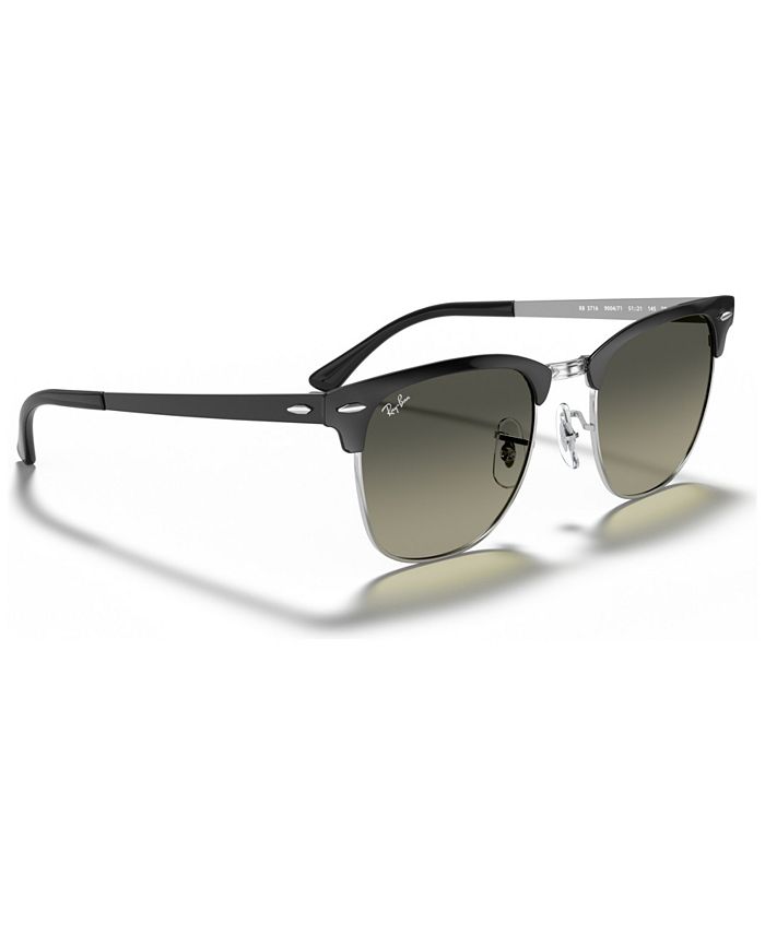 Ray-Ban Sunglasses, RB3716 CLUBMASTER METAL - Macy's