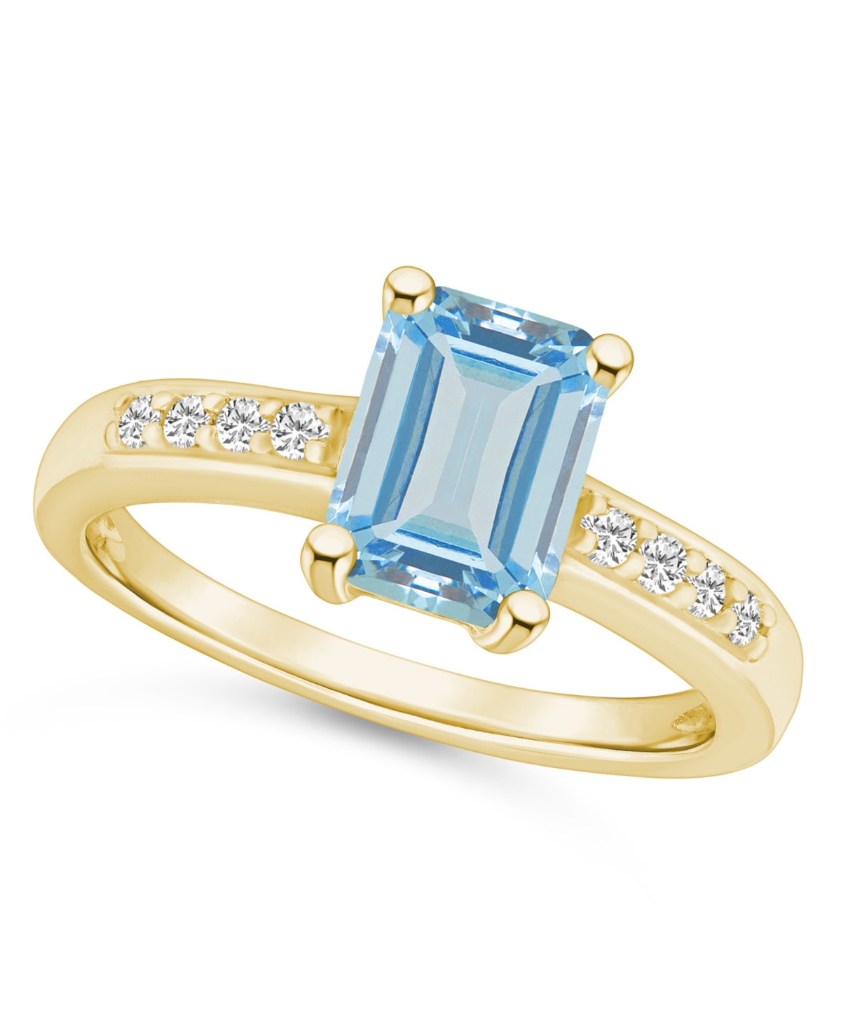 Click here for Aquamarine (1-3/8 ct .t.w.) and Diamond (1/8 ct .t... prices