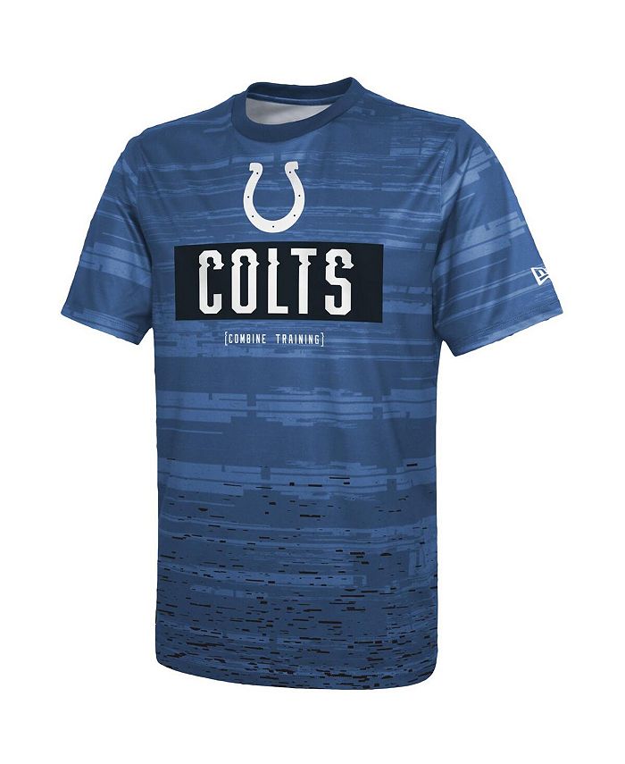 New Era Men's Royal Indianapolis Colts Combine Authentic Sweep T-shirt ...