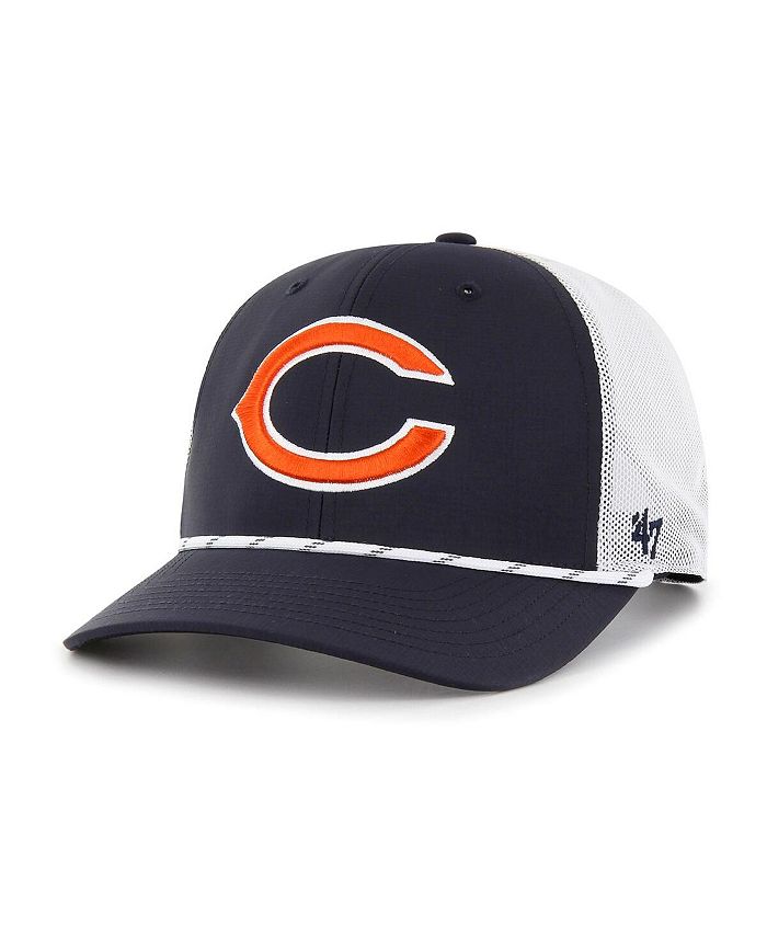 '47 Brand Men's '47 Navy, White Chicago Bears Burden Trucker Snapback ...