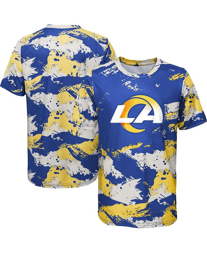 Outerstuff Preschool Boys and Girls Royal, Gold Los Angeles Rams Cross ...