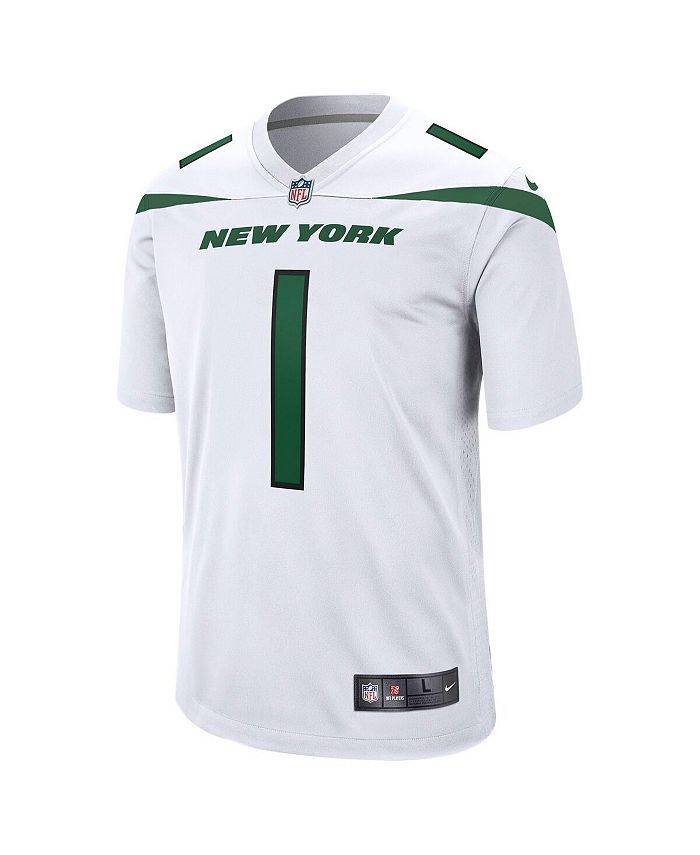 Nike Men's Ahmad Sauce Gardner White New York Jets 2022 NFL Draft First ...