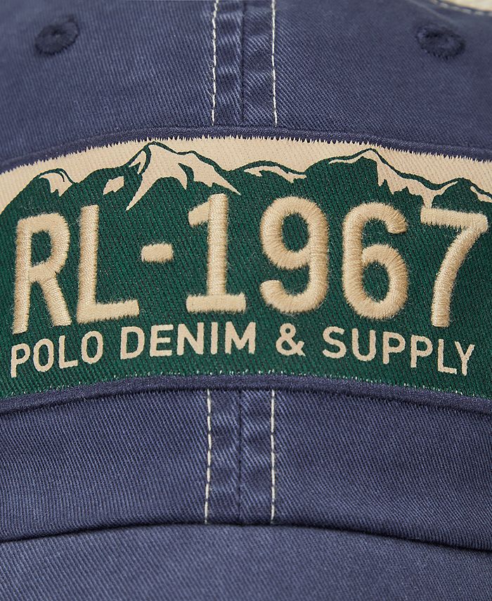 Polo Ralph Lauren Men's Logo-Patch Twill Trucker Cap - Macy's