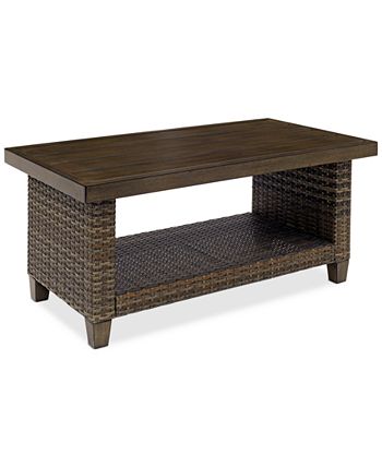 Agio CLOSEOUT! Leighton Outdoor Coffee Table - Macy's