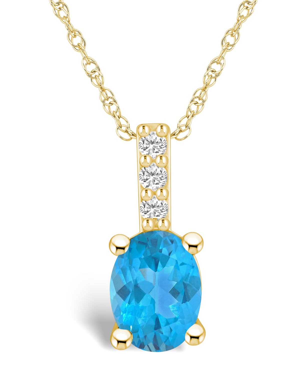 Click here for Macys Blue Topaz (1-5/8 Ct. T.w.) and Diamond Acce... prices