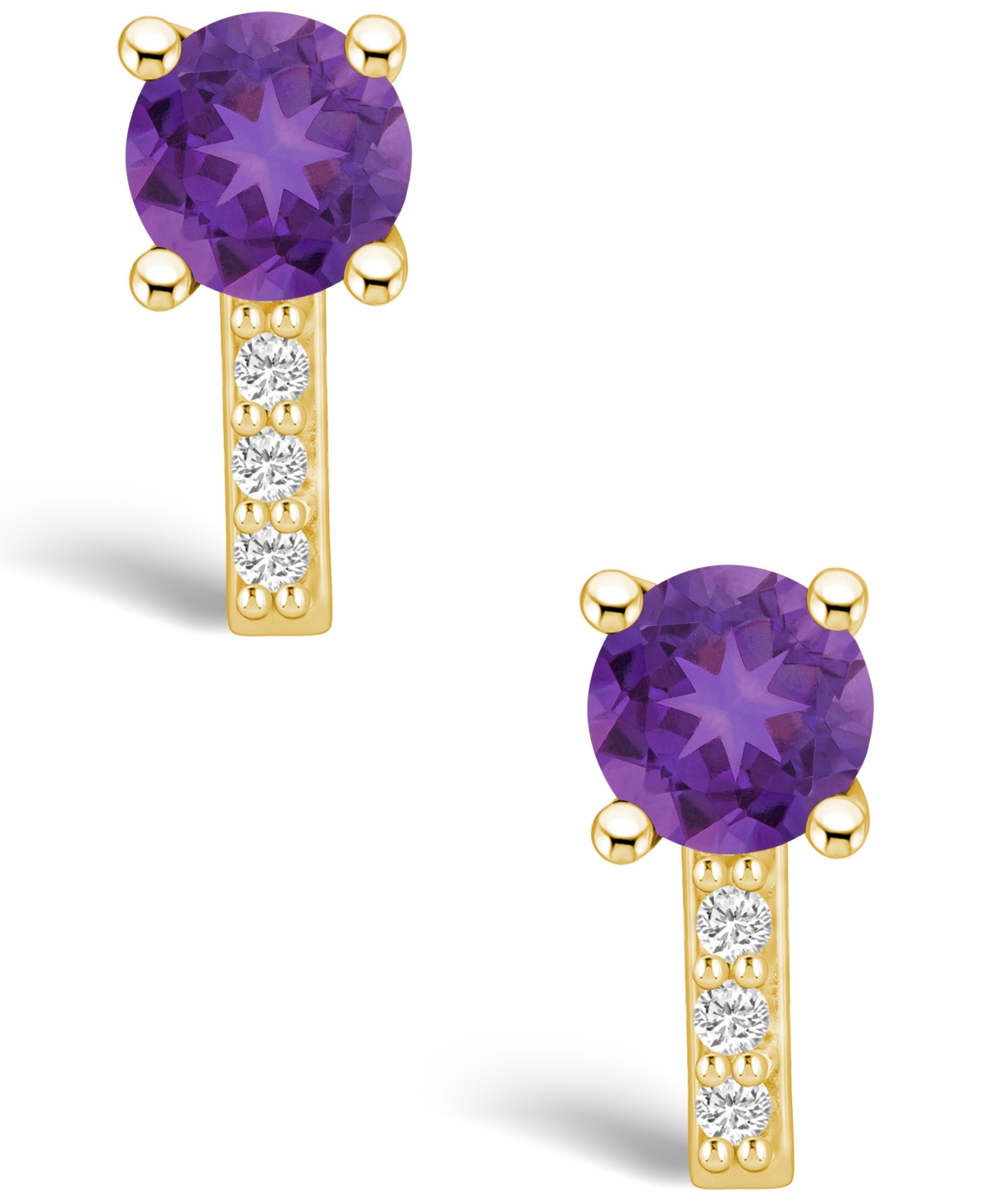Click here for Macys Amethyst (1-1/2 ct. t.w.) and Diamond (1/8 c... prices