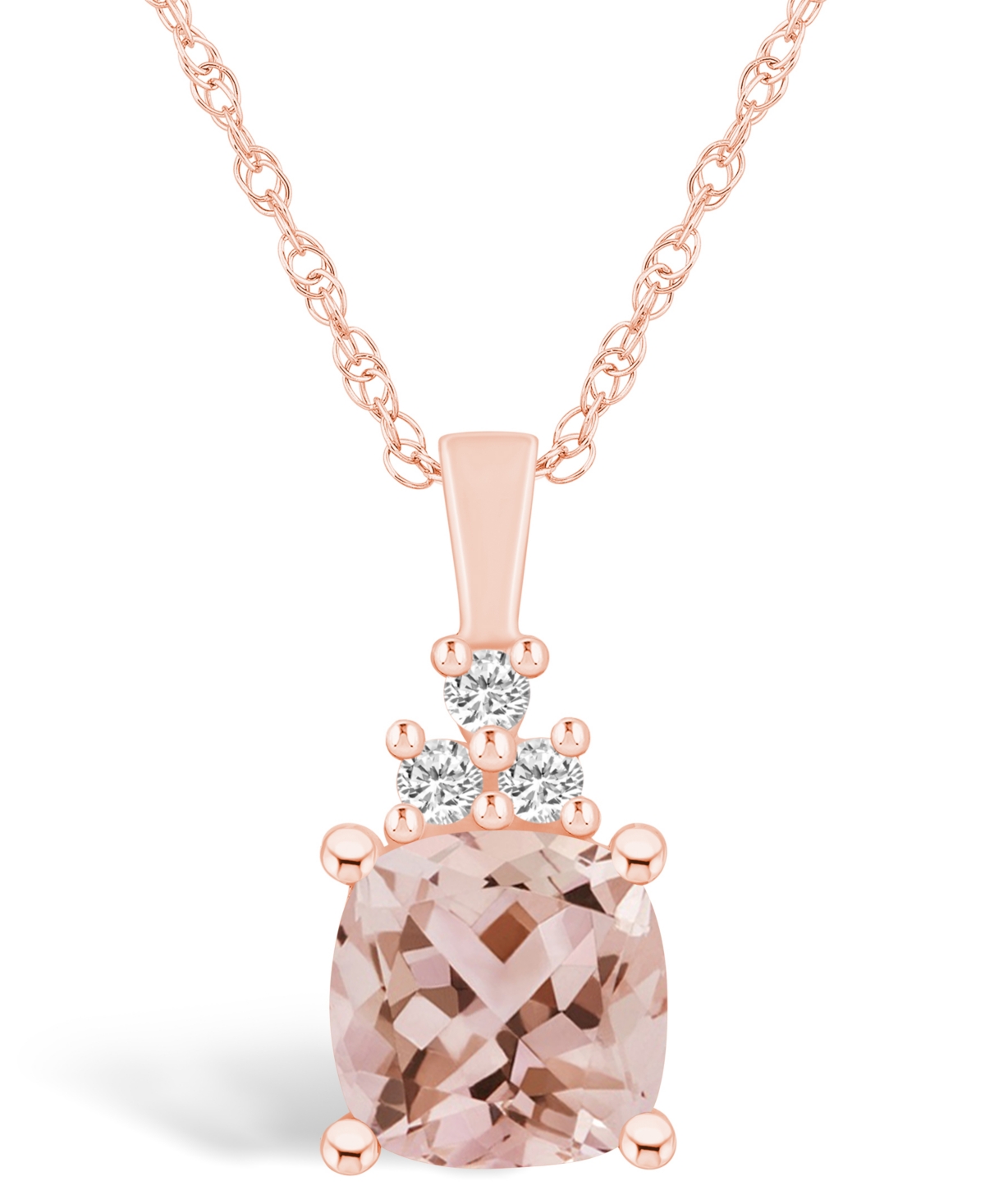Click here for Macys Morganite (2 Ct. T.w.) and Diamond (1/10 Ct.... prices