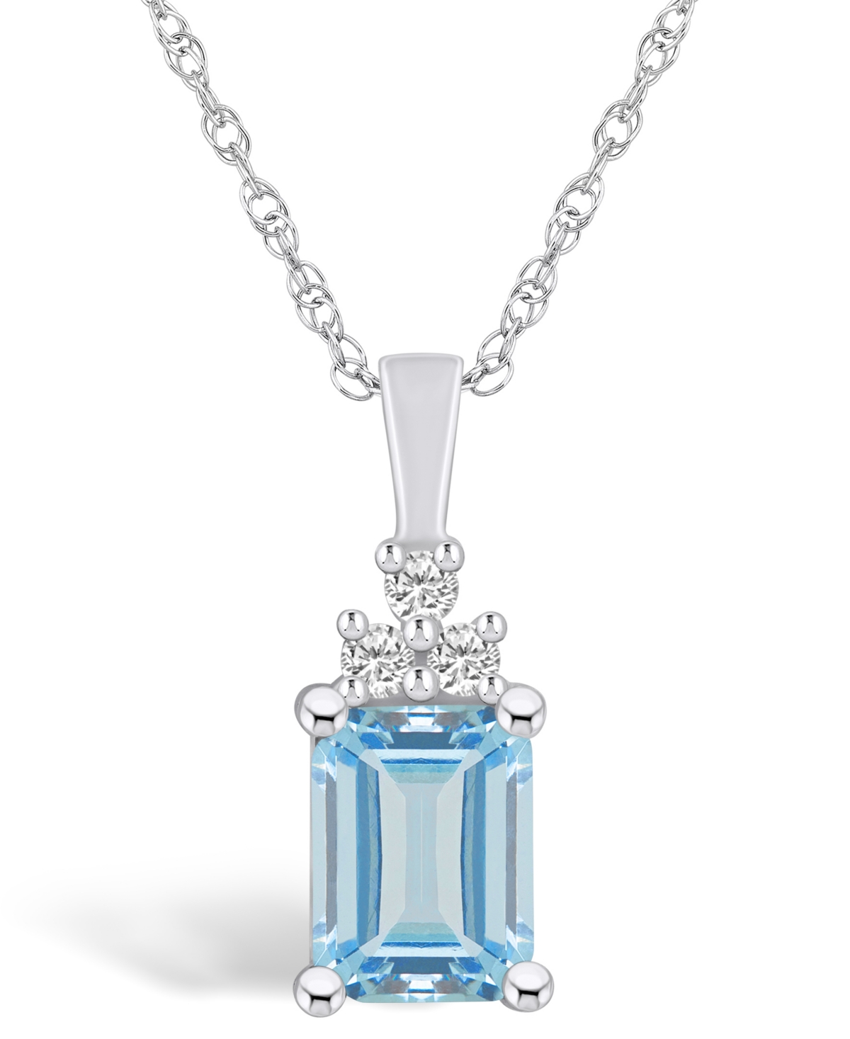 Click here for Macys Aquamarine (1-3/8 Ct. T.w.) and Diamond (1/1... prices