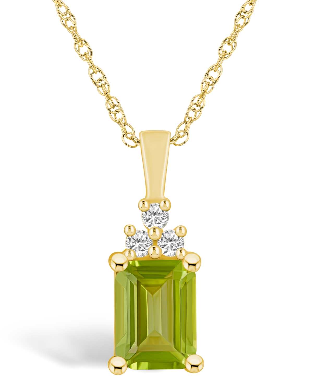 Click here for Macys Peridot (1-3/4 Ct. T.w.) and Diamond (1/10 C... prices