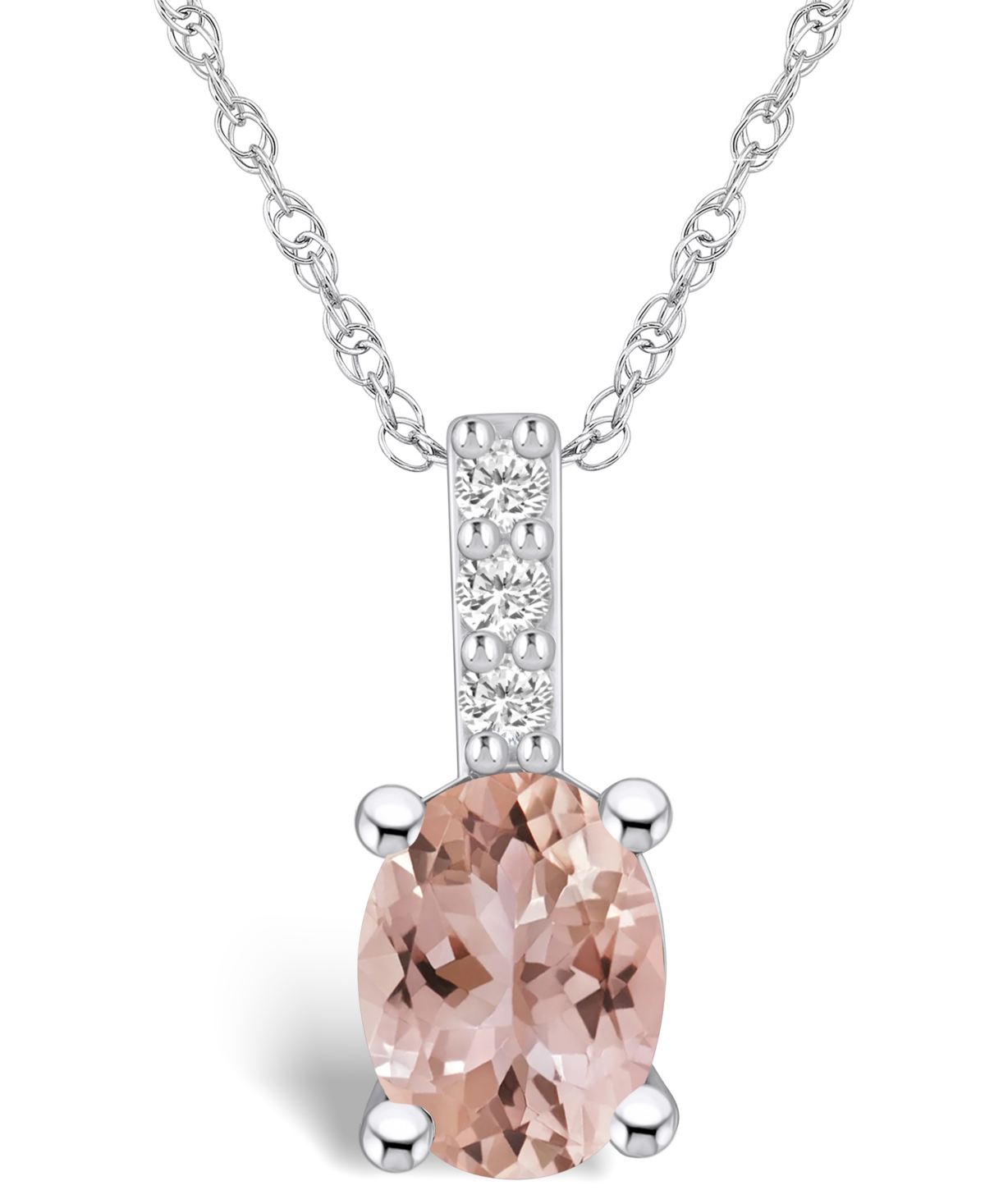 Click here for Macys Morganite (1-1/7 Ct. T.w.) and Diamond Accen... prices