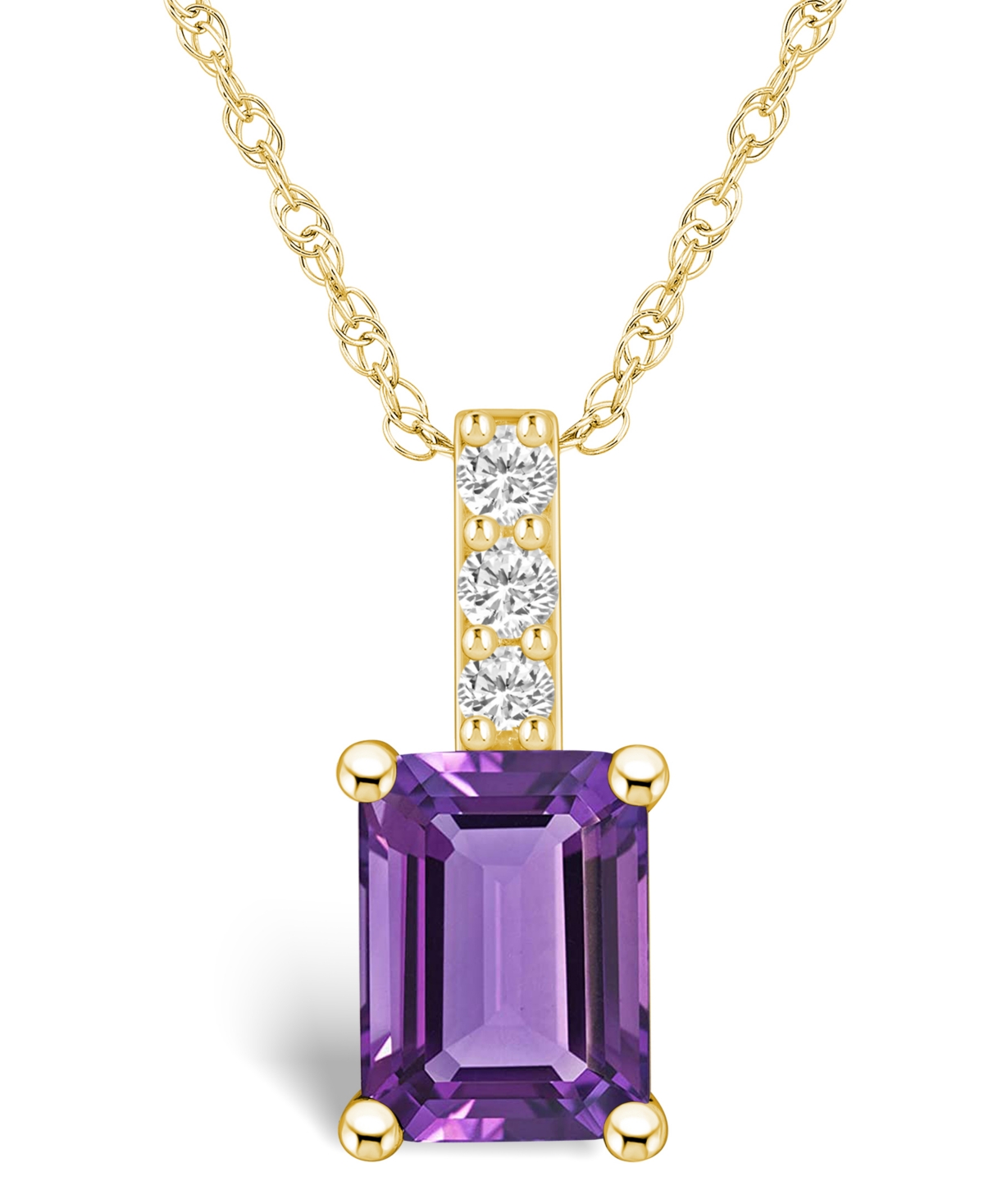 Click here for Macys Amethyst (1-5/8 Ct. T.w.) and Diamond Accent... prices