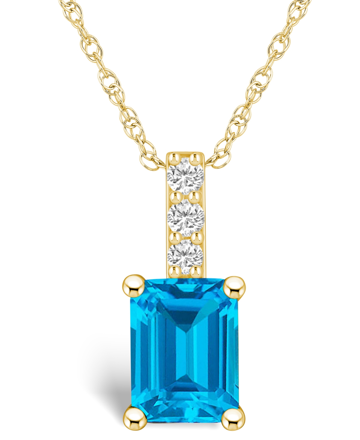 Click here for Macys Blue Topaz (2 Ct. T.w.) and Diamond Accent P... prices