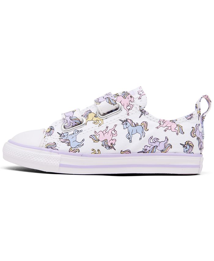 Converse Toddler Girls Chuck Taylor All Star Easy-On Unicorns Stay-Put ...