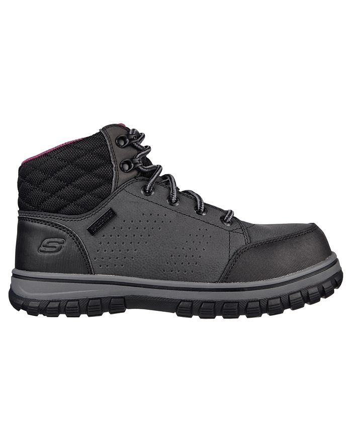 Skechers Women's Work Mccoll Comp Toe Slip Resistant Work Boots from ...
