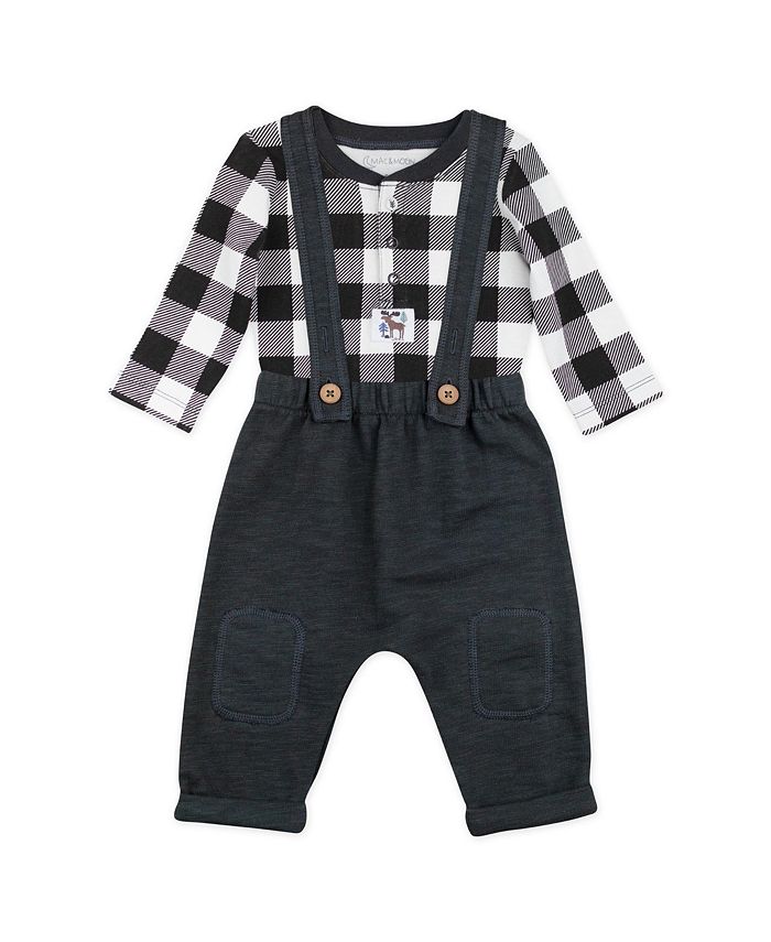 Mac & Moon Baby Boys Cotton Bodysuit and Pants, 2 Piece Set - Macy's