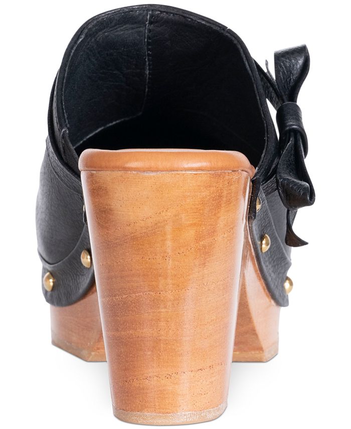 Silvia Cobos Women's Daily Bow Wood Platform Clogs & Reviews - Mules ...