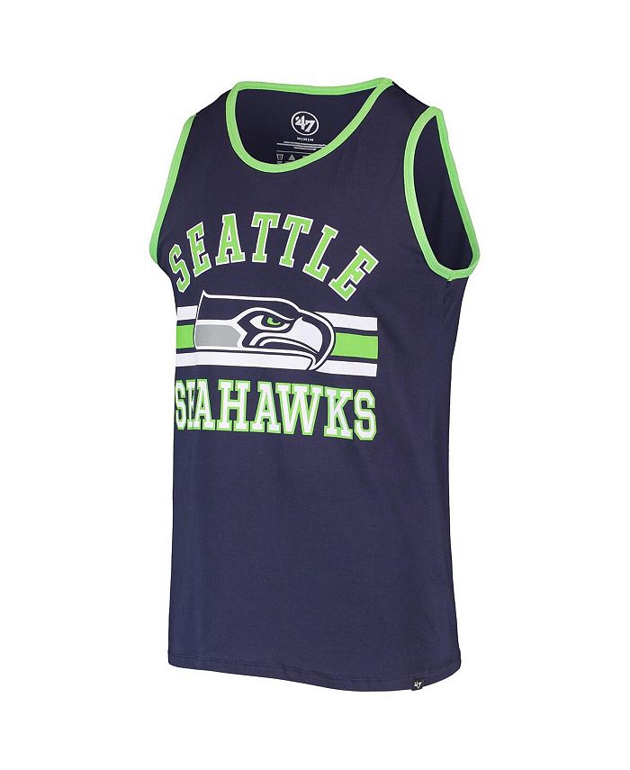 '47 Brand Men's College Navy Seattle Seahawks Edge Super Rival Tank Top ...