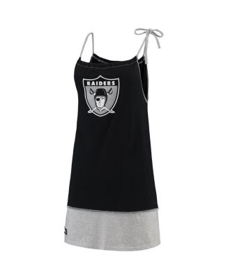 Women's Refried Apparel Black Las Vegas Raiders Vintage-Like Tank Dress ...